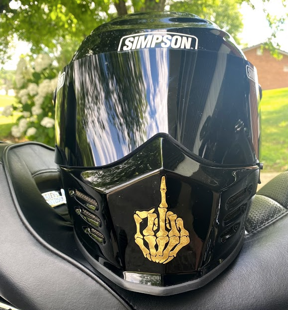 MIDDLE FINGER HELMET DECALS – choicecycle